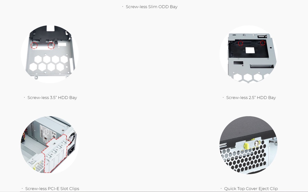 InWin CJ708 Small Form Factor mATX Casing with 265W 80+ Brone PSU (2 ...