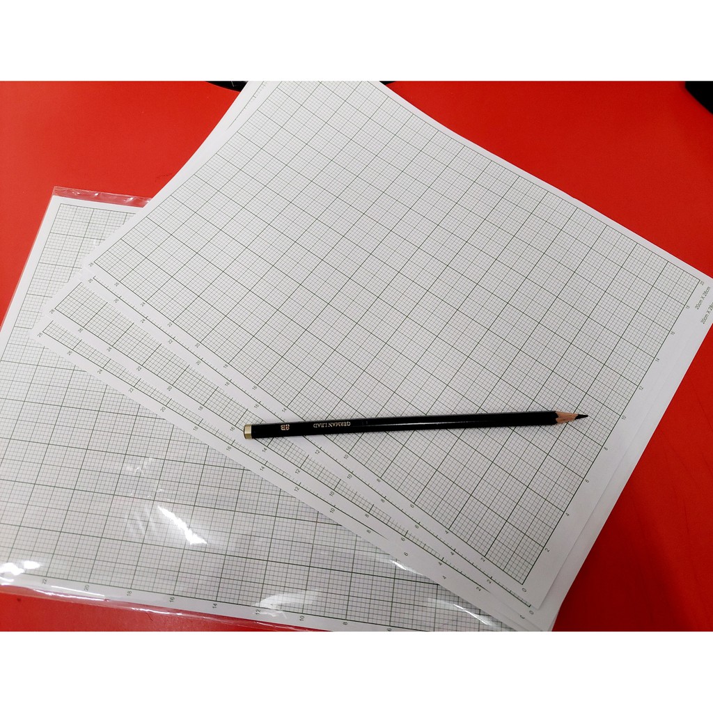 20 sheets A4 Graph Paper / Graph Sheet 70gsm | Shopee Singapore