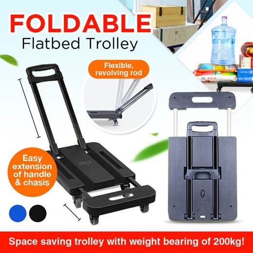 Flatbed Trolley/Trolley Cart/Foldable Trolley Universal wheel Platform ...