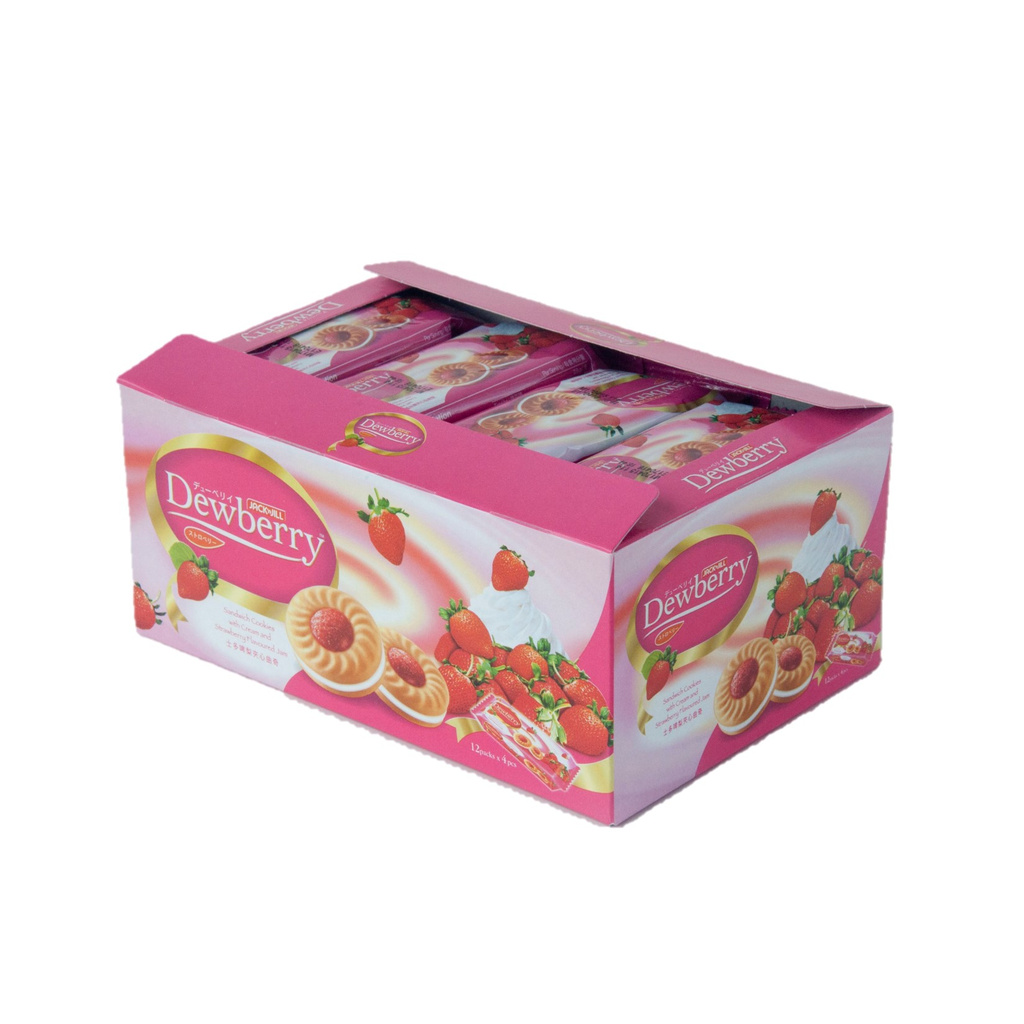 Dewberry Sandwich Cookies Strawberry Box 324g | Shopee Singapore