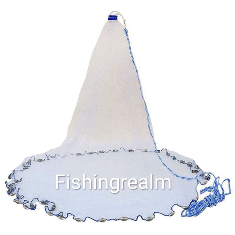 Jala Ikan Udang Fishing Casting Net Prawn Easy Throw Cast | Shopee ...