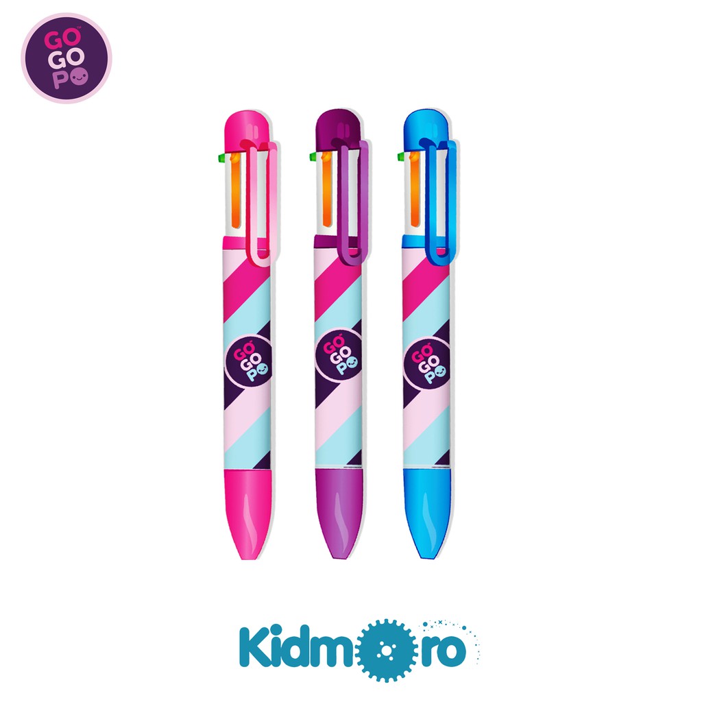 GOGOPO 6 Colors Pen 1 Pc, School and Office Stationery | Shopee Singapore