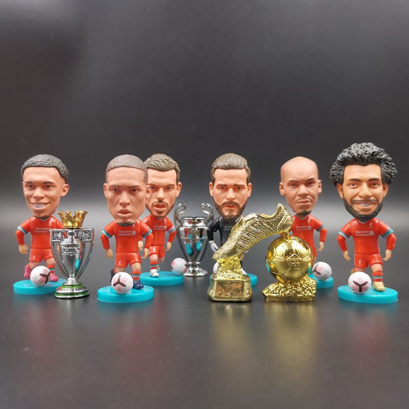 Liverpool FC player figures Salah Firmino Mane Shaqiri Gerrard Football ...