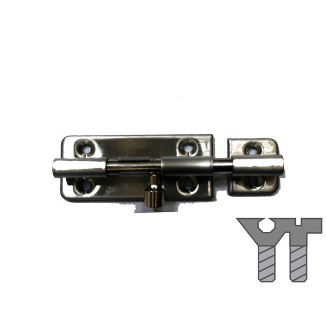 Tower Bolt - Stainless Steel (SUS) 2 Inch (Square Type) | Shopee Singapore