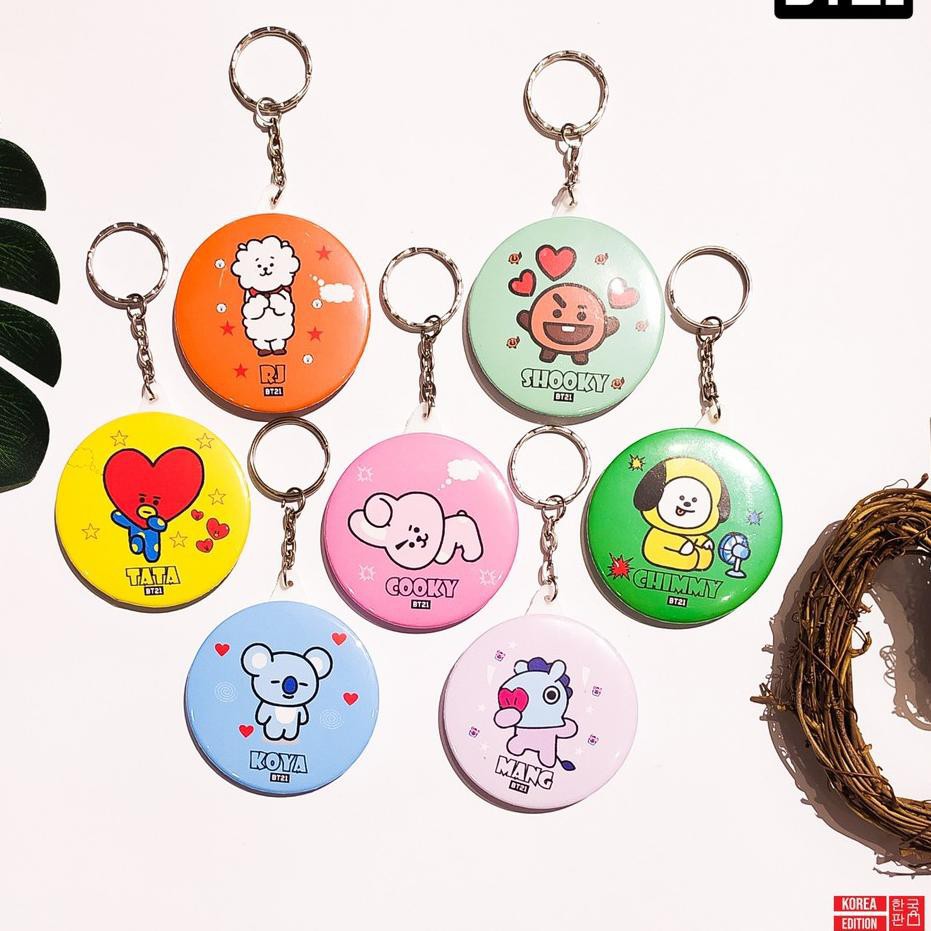 Keychain Key Chain BT21 BTS MODEL GANCI PIN / SOUVENIR KEYCHAIN BT21 ...