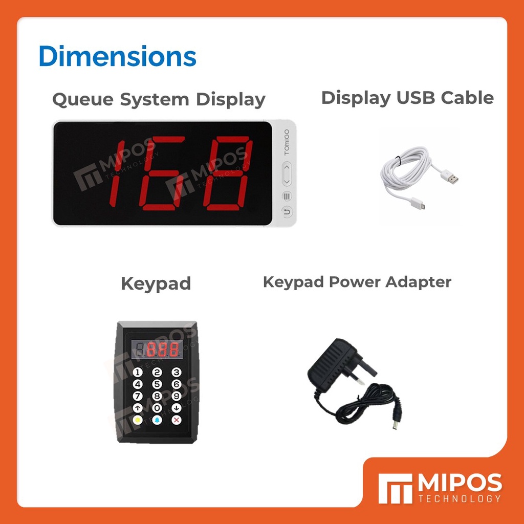 Wireless Queue Calling System/3-digit/Wireless Queue System/LED Digital Numbering Call System ...