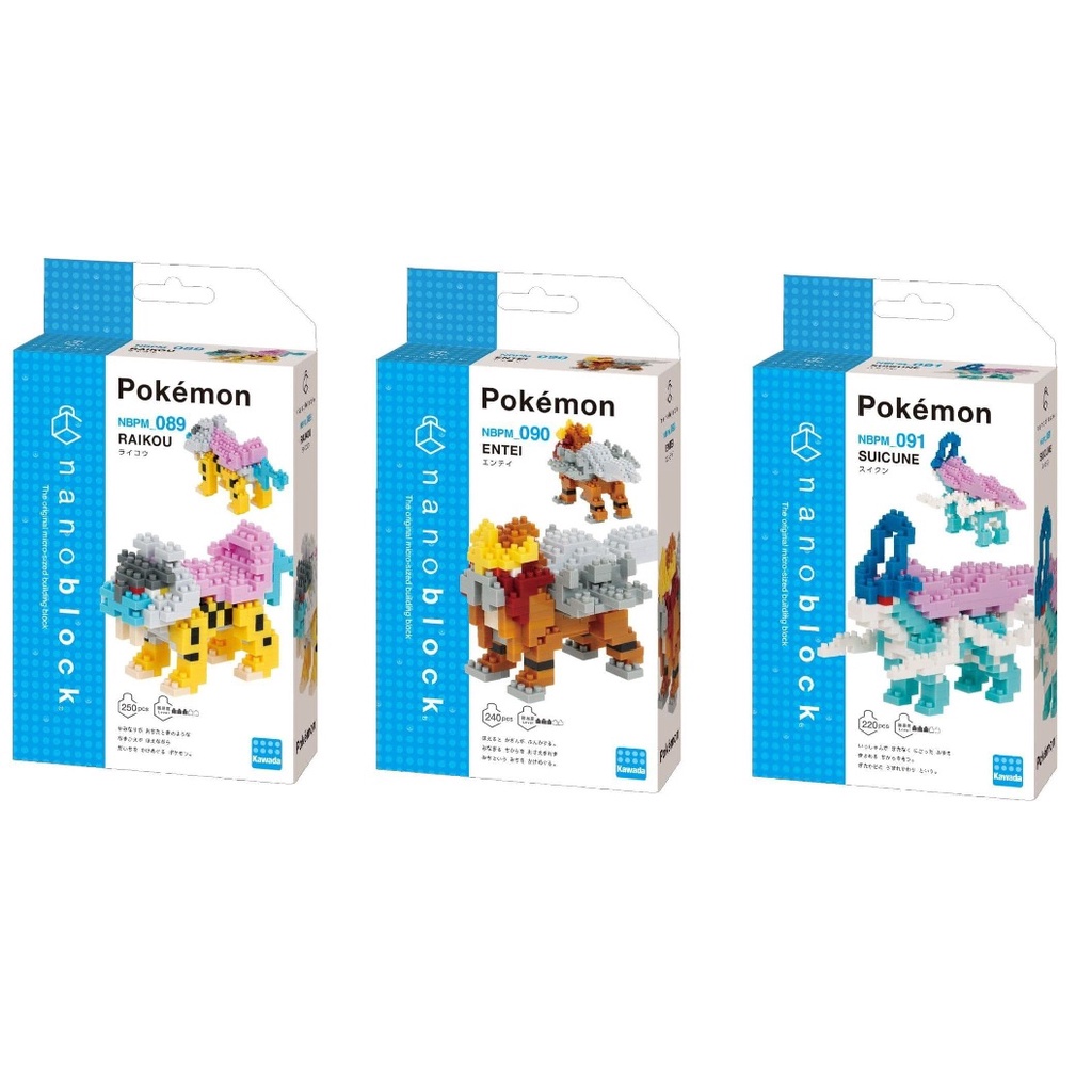 Pokemon Nanoblock Series nanoblock(R) NBPM_091 / NBPM_090 / NBPM_089 ...