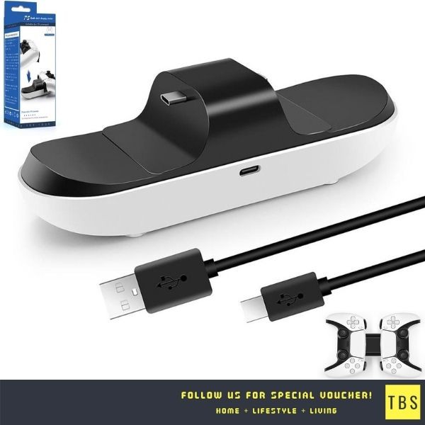 PS5 Controller Dual Charging Dock Station Charger For Playstation 5 ...