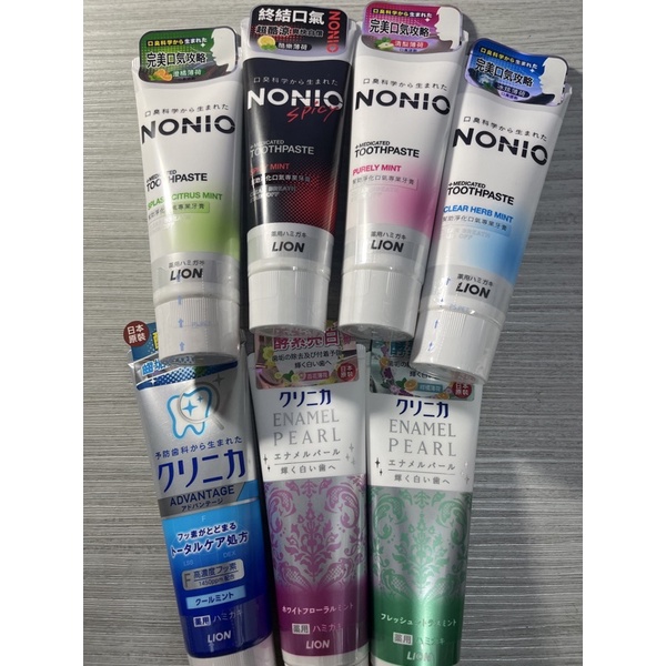 10% Shrimp Coins Japan [LION King LION] NONIO End Breath Toothpaste ...