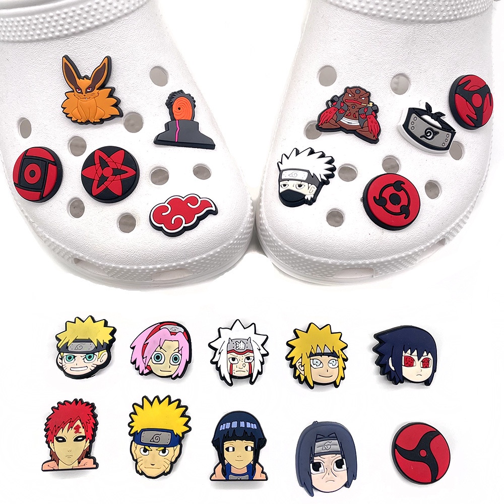Crocs Jibbitz Charms Naruto Series Jibbitz for Crocs Shoe Charms Anime ...
