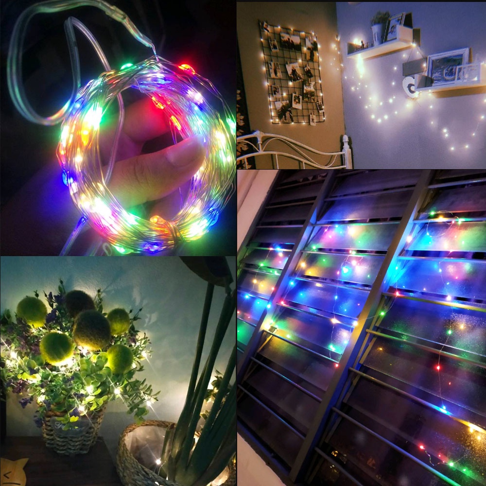 Lampu Raya 5M/10M LED Hari Raya Lights Fairy Lights Battery Operated ...