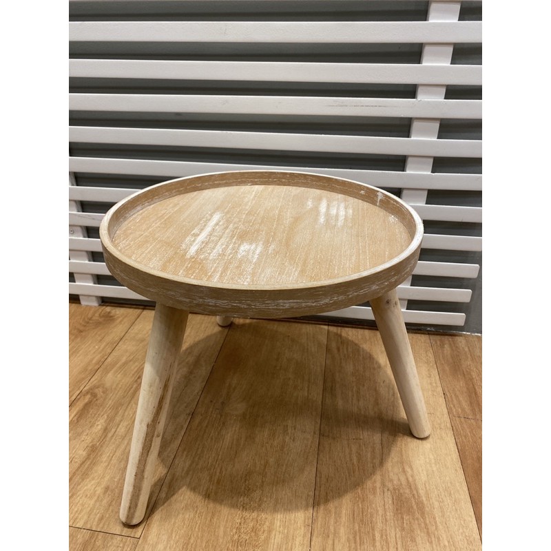 KAISON side table wood. meja kayu kecil kaison. meja kaki. side table ...