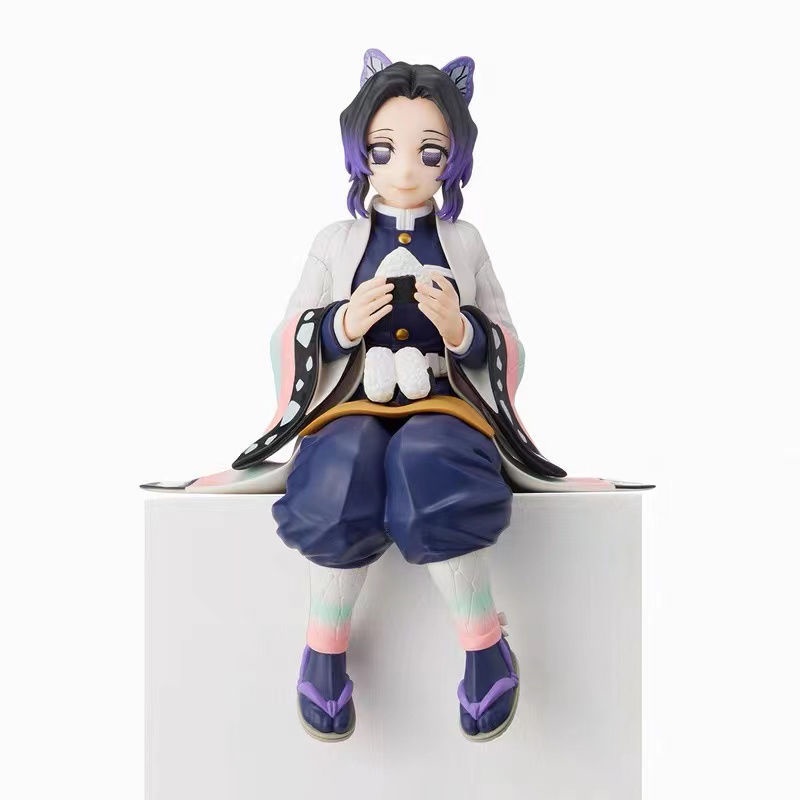 Demon Slayer Anime Figure Sitting position eat rice PVC Figure Model ...