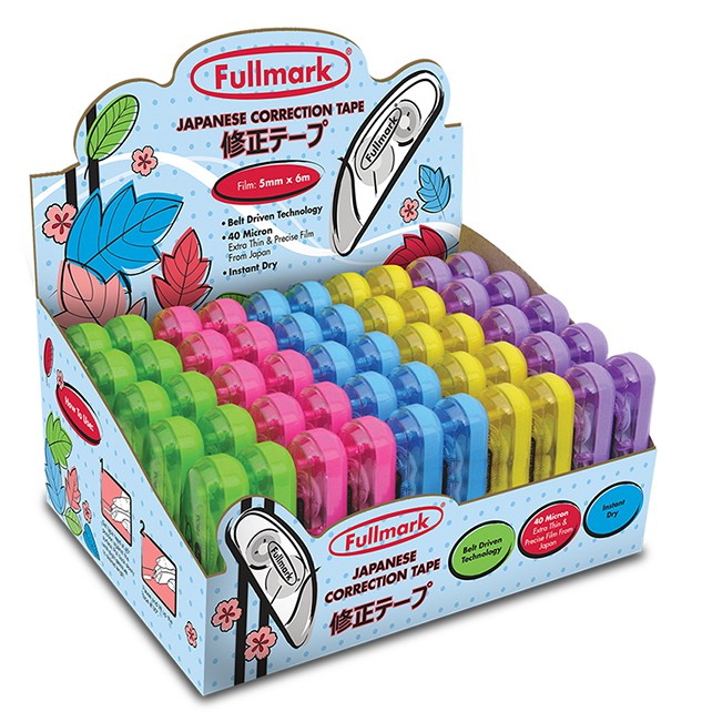 Fullmark Model B 50 pcs Correction Tape, Gift Box - 5mm X 6m each ...