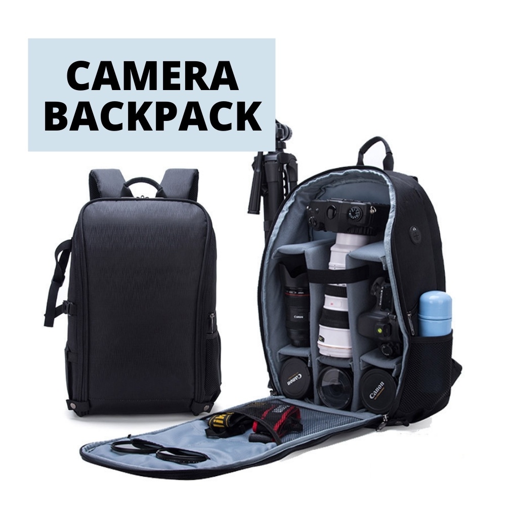 【SG】Waterproof Camera Backpack DSLR Bag Photography Backpack For Camera ...