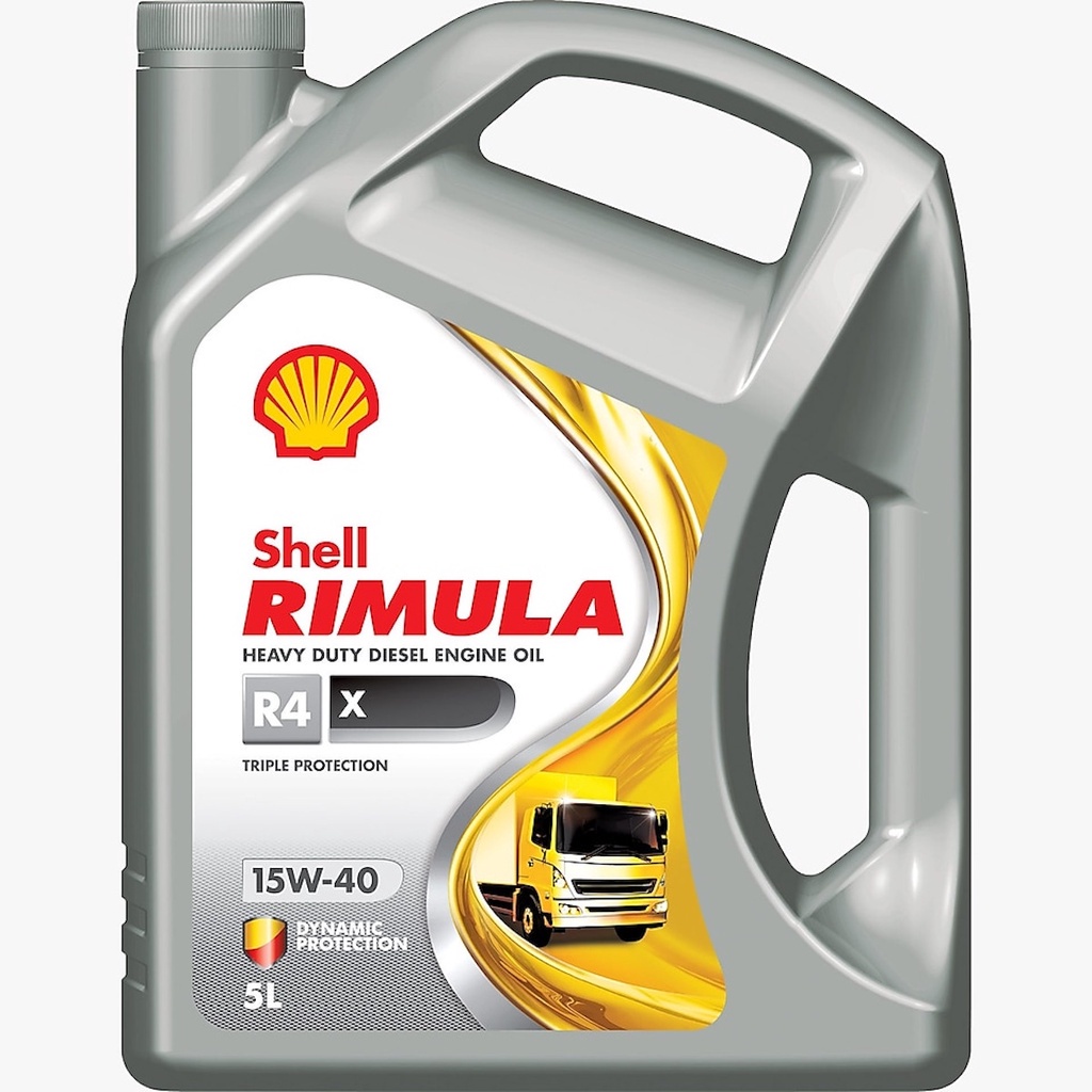 SHELL Rimula R4 X 15W-40 Heavy Duty Diesel Engine Oil 6L for Lorries ...