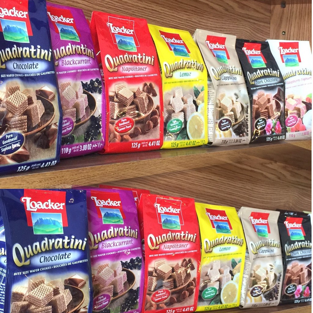 [Loacker Loacker Square Corner Hass Cake Various Flavors] All Natural ...