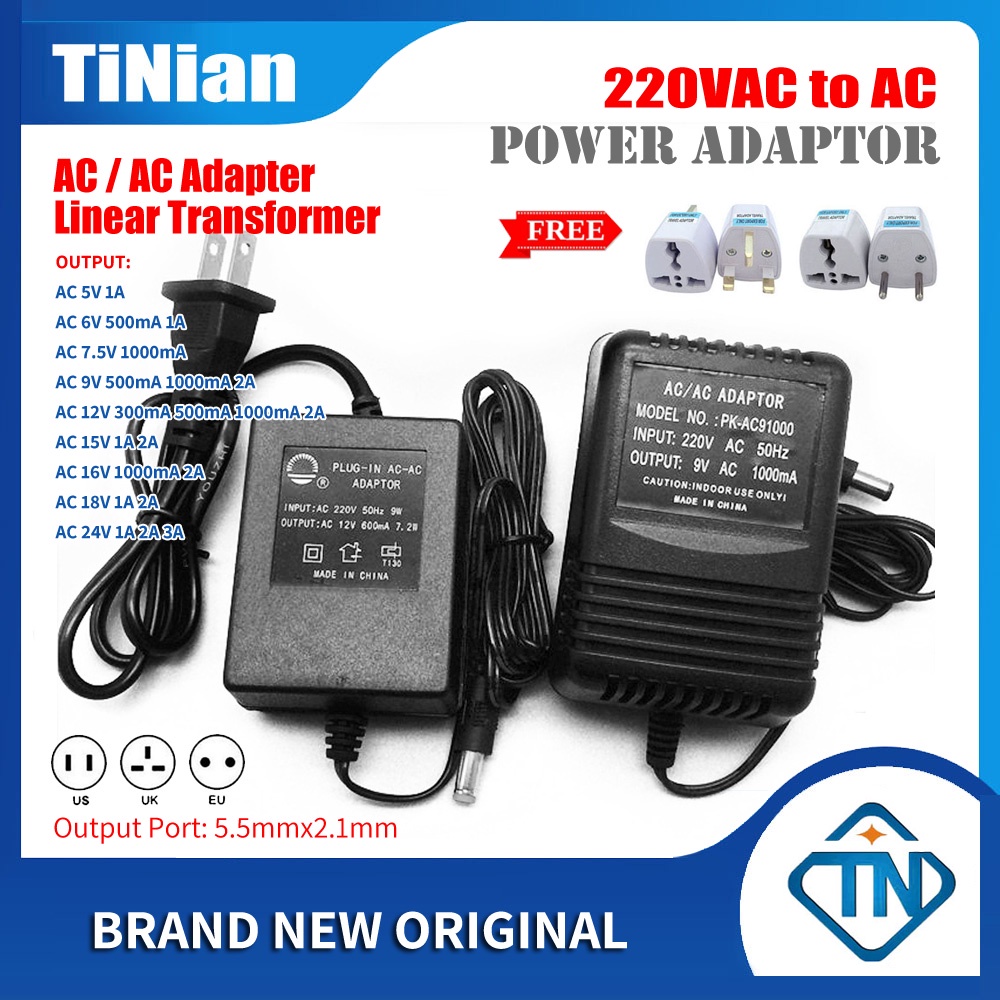 220V AC to AC 15V 16V 18V 24V 600mA 1000mA 2000mA 1A 2A 3A 18VAC 24VAC ...