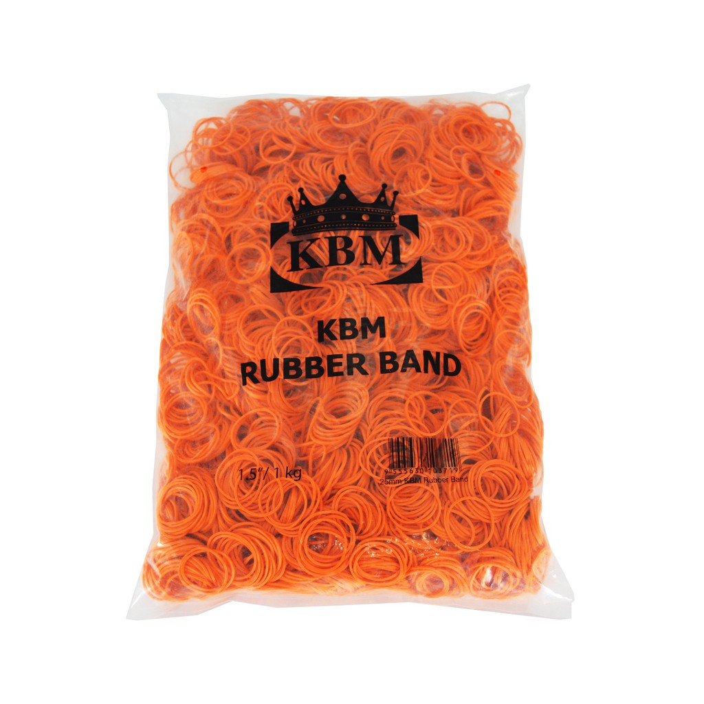 1" & 1.5" High Quality Orange Rubber Band / Getah Gelang Elastik ...