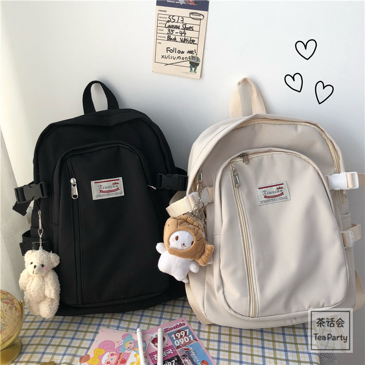 Korean Style Student Schoolbag Female Casual Backpack Japanese Harajuku ...