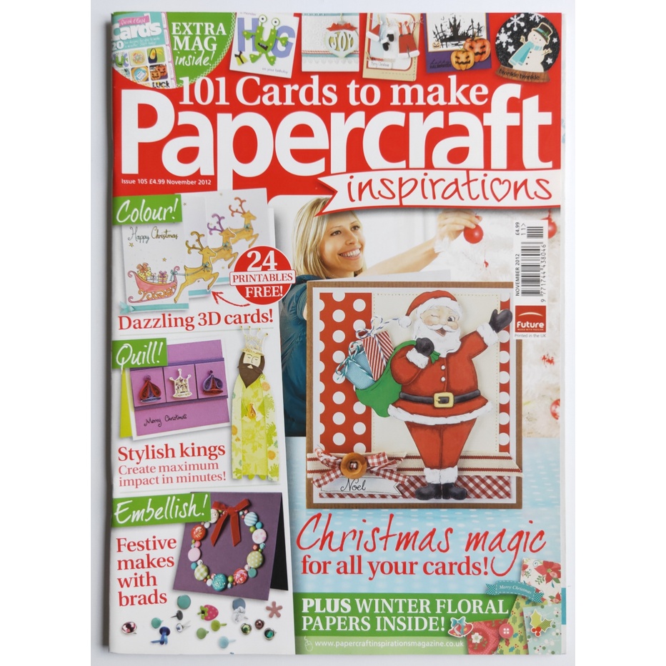 [USED] [PI 105] Papercraft Inspirations UK (Papercraft Magazine ...