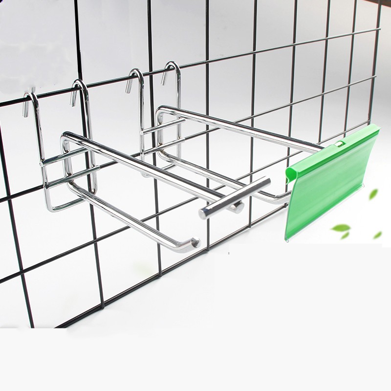 Price Tag Display Double Line Hook 双线挂勾 Strip Hook In Supermarket ...