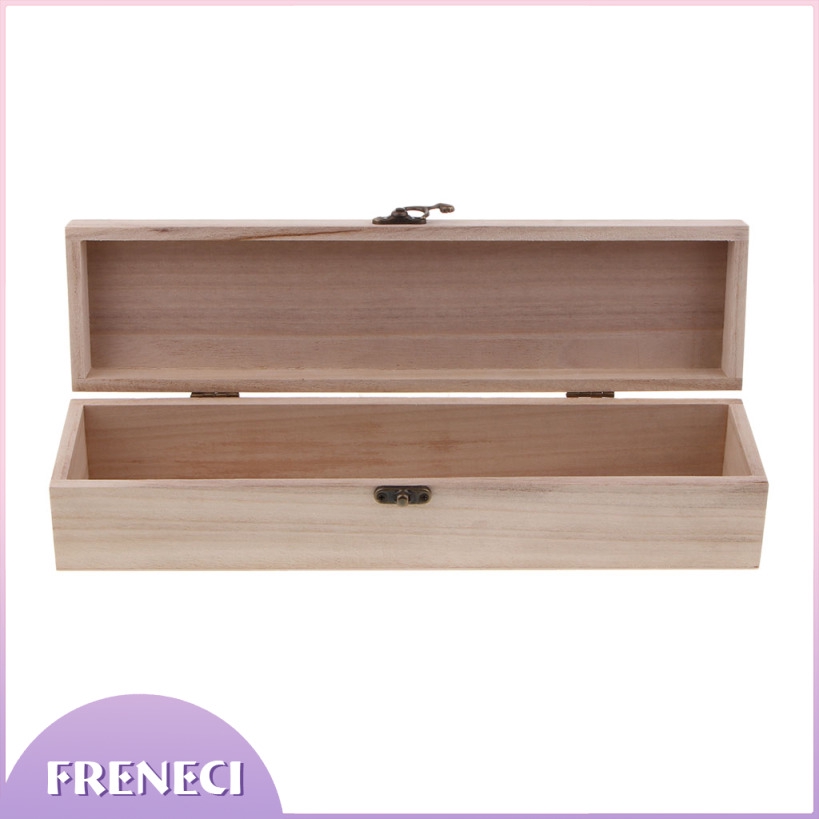 Handmade Long Wooden Wood Box Storage-Rectangular Wood Boxes for Gifts ...