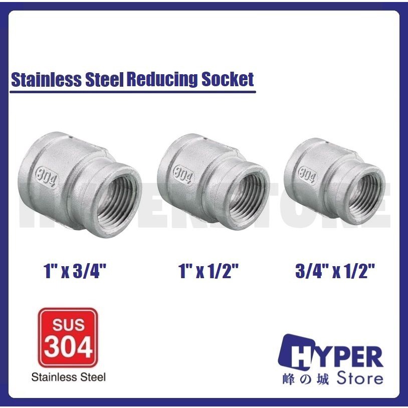 Stainless Steel Fitting | SUS304 Reducing Socket | Shopee Singapore