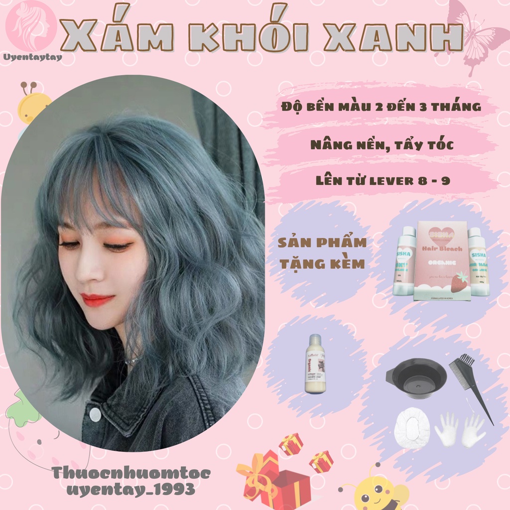 OXY Men's And Women'S Hair Dyes Blue Smoke At Home With Oxygen Dye And ...