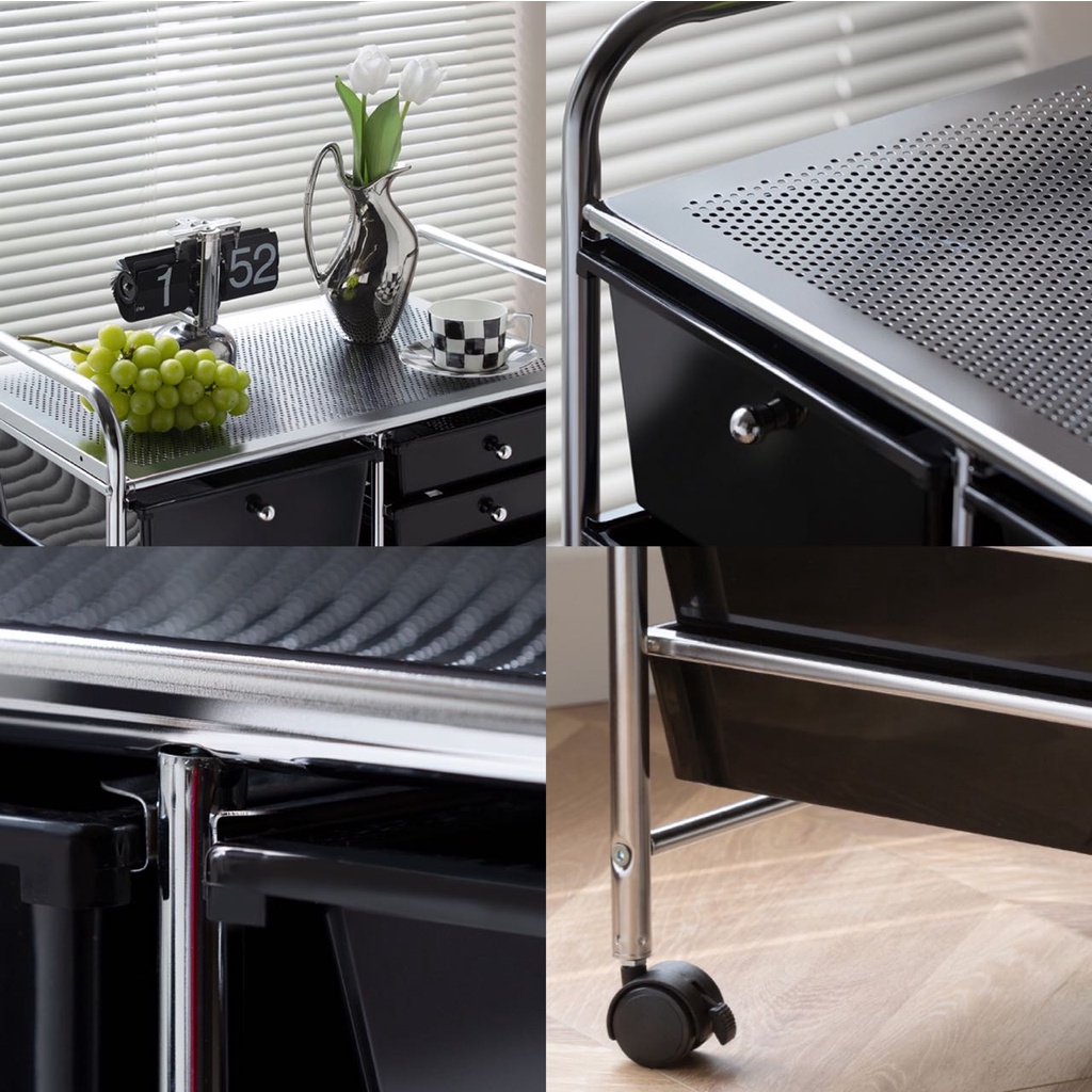 Cabinet Storage Drawers Movable With Multiple Tool Trolley Entrance ...