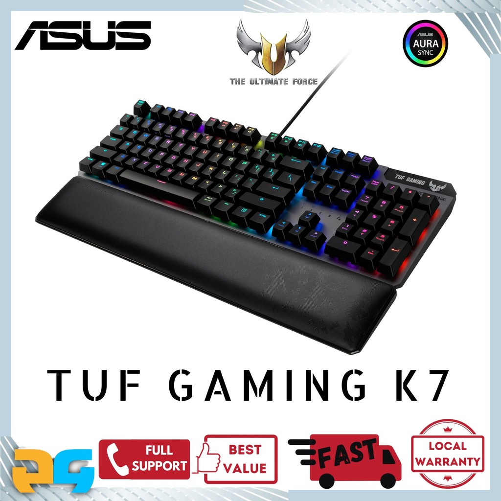 Asus TUF Gaming K7 Opt-Mechanical Keyboard | Shopee Singapore