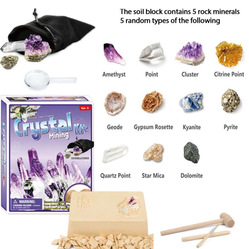 Crystal kit mining DIY Digging Kit To Dig | Shopee Singapore