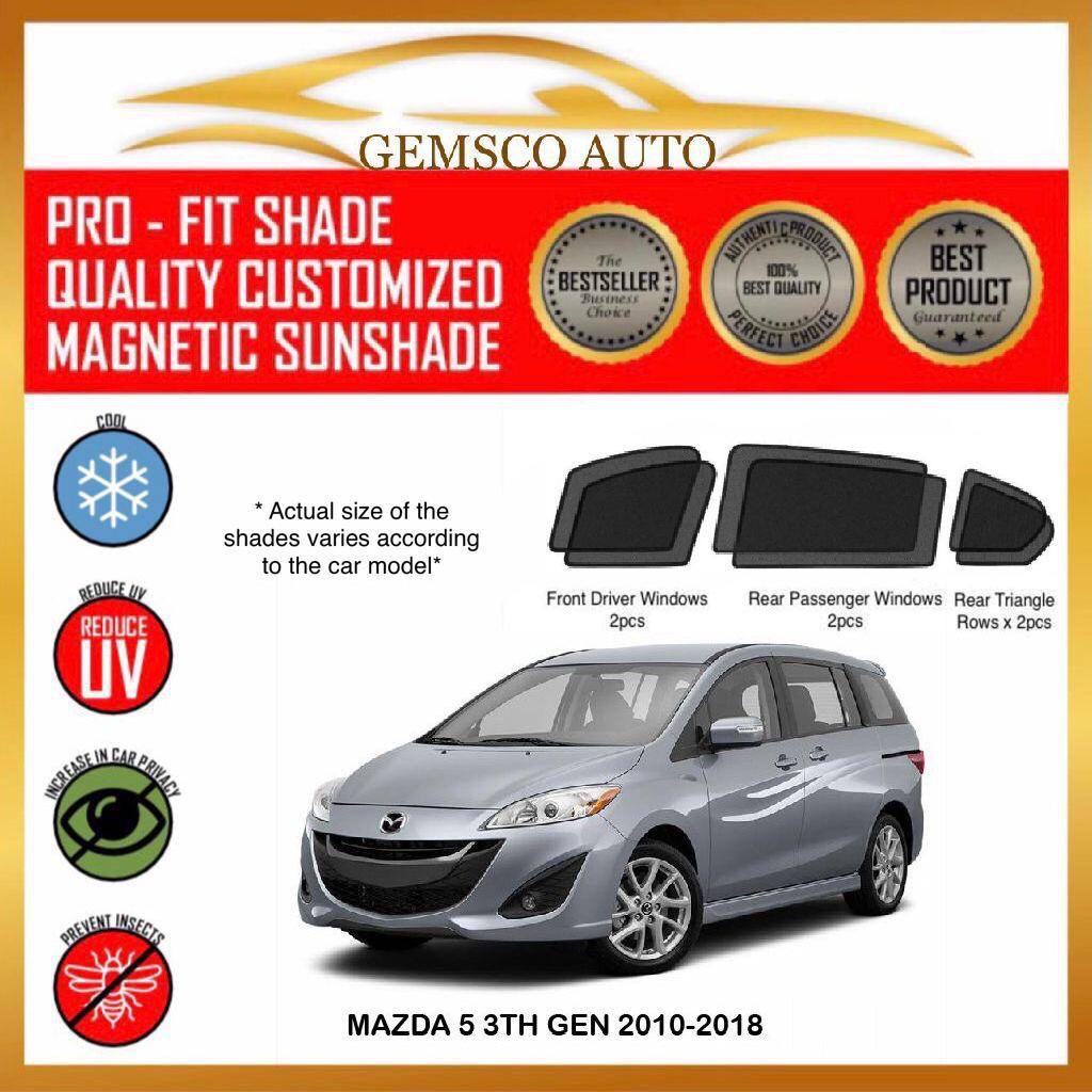Mazda 5 3rd Gen 2010 - 2020 ( 6 / 7pcs ) Car Magnetic Sunshade | Shopee ...