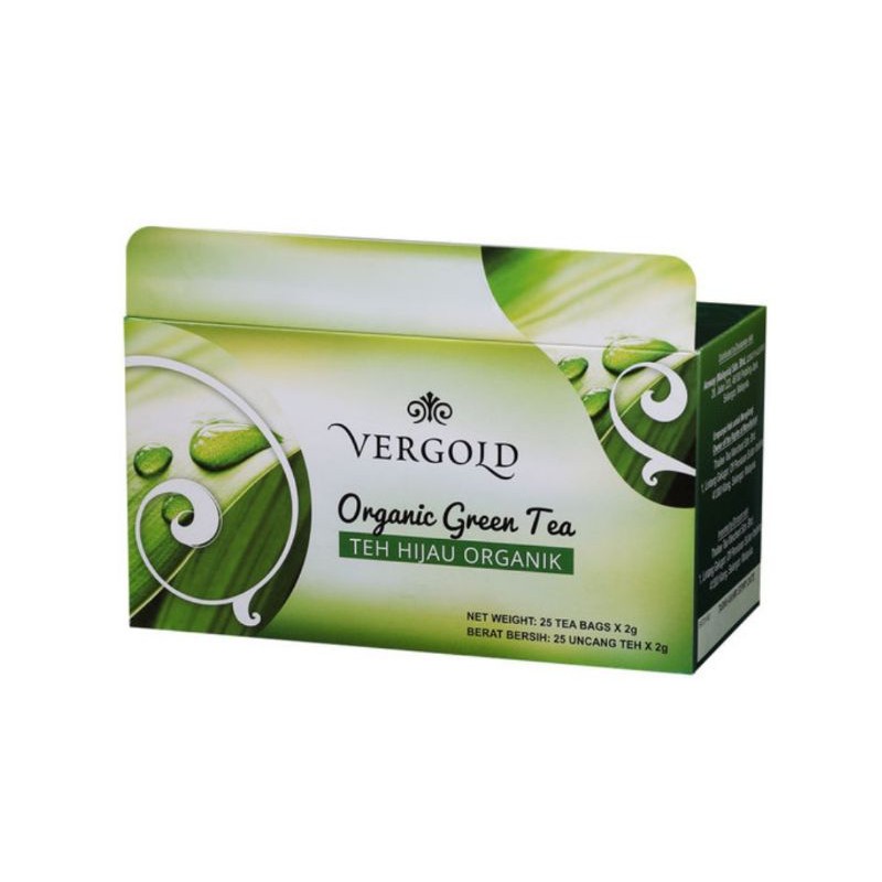 Vergold Organic Green Tea(25 sachet) | Shopee Singapore