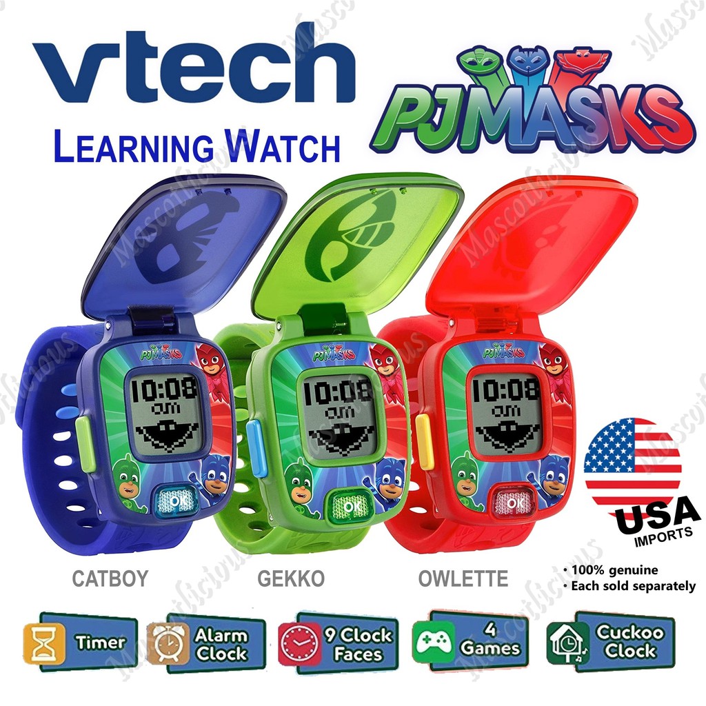 VTech PJ Masks Learning Watch [ Option : Catboy . Gekko . Owlette ...