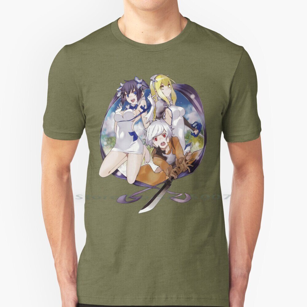 Danmachi T Shirt 100% Cotton Danmachi Hestia Bell Anime Manga Videogame ...