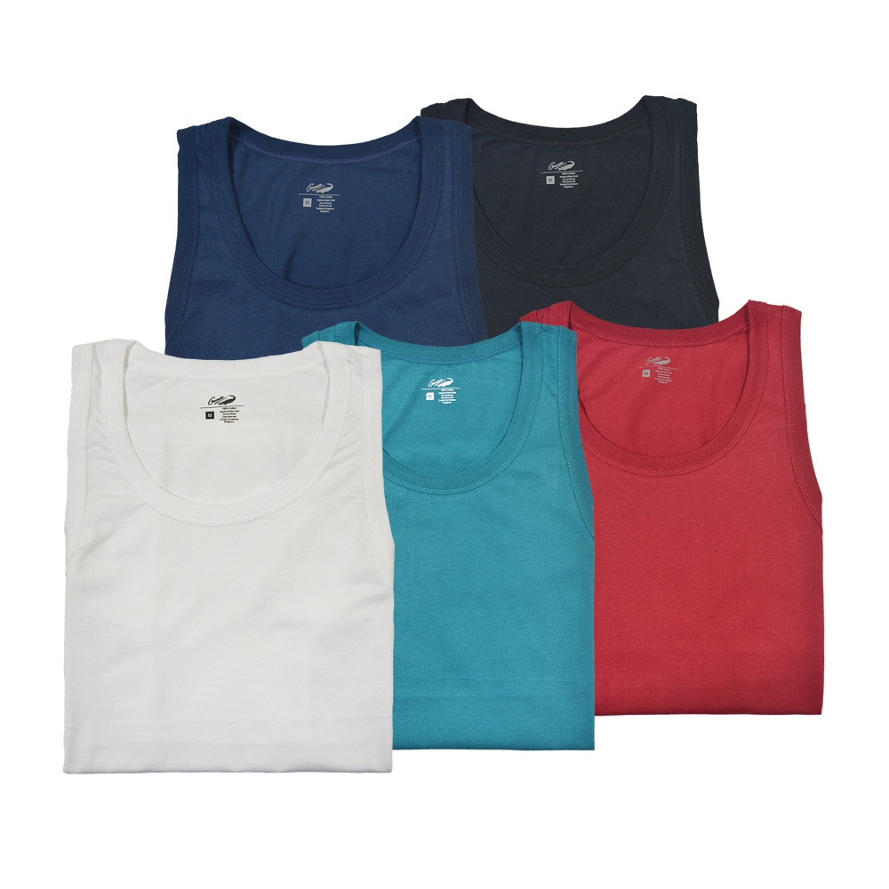 Crocodile Cotton Solid Inner Top / Singlet | Shopee Singapore