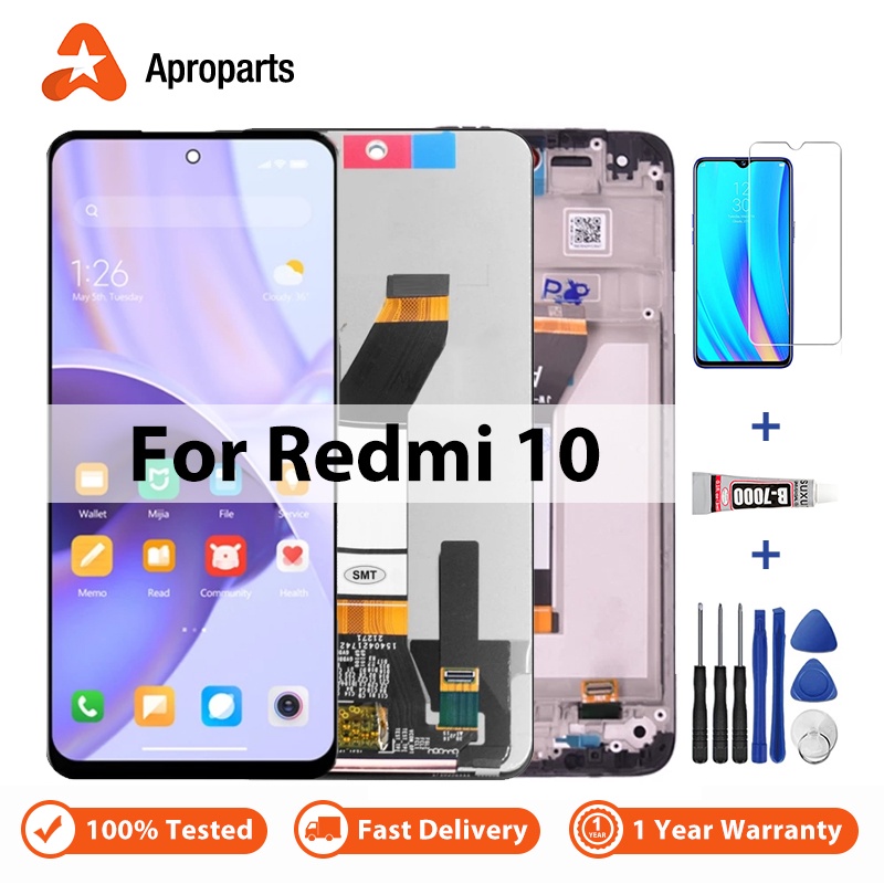 Display For Xiaomi Redmi 10 10 Prime LCD Touch Screen Digitizer ...