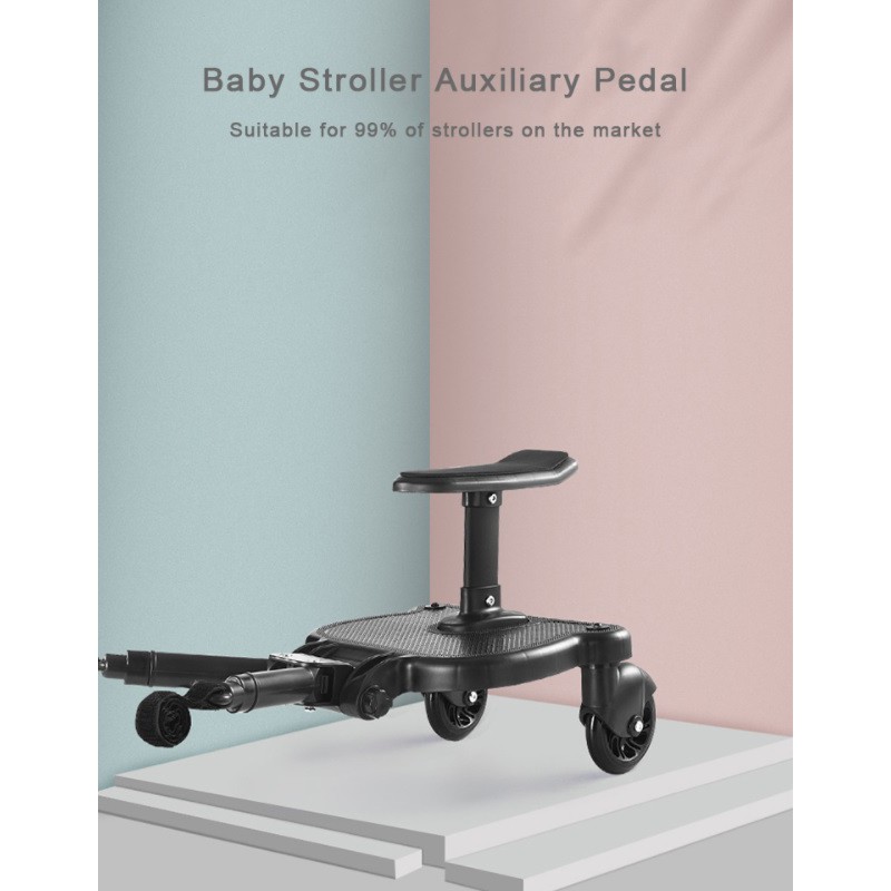 Baby stroller extension stand on board universal design ride on ...