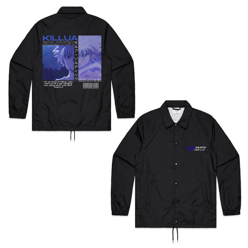 Killua ZOLDYCK LIMITED EDITION ANIME COACH Jacket | Coach Jacket ANIME ...