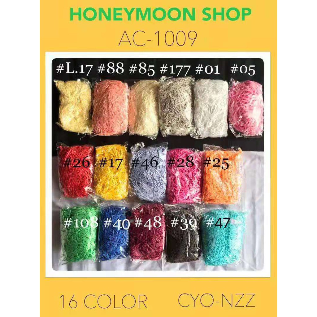 100g box raffia filling Shredded Paper 彩色碎纸 | Shopee Singapore