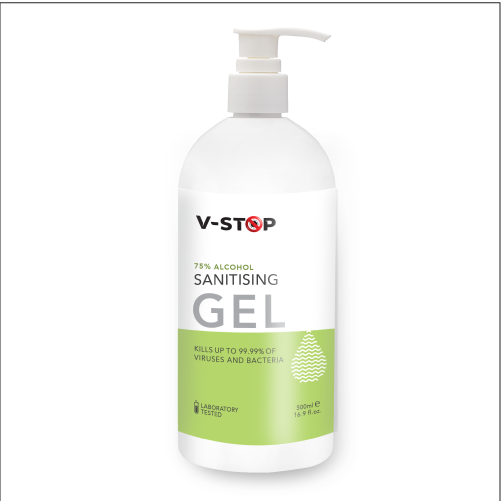 V-STOP Antiviral & Antibacterial 75% Alcohol Non-Sticky & Quick Dry ...