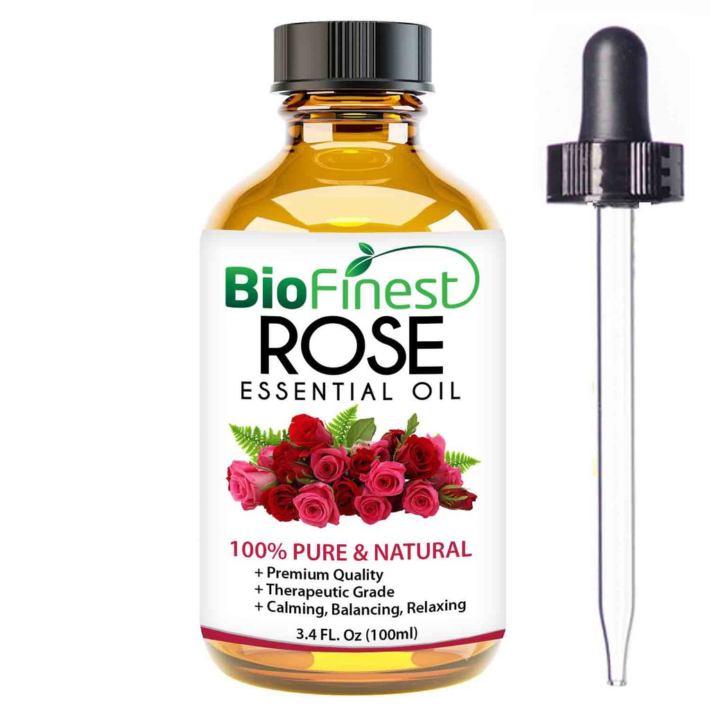 Biofinest Rose Essential Oil Pure Organic Therapeutic Grade 100ml ...