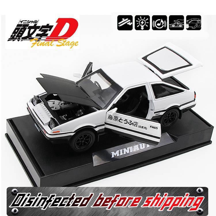 INITIAL D DIECAST MINIAUTO Toyota AE86 Trueno 1:32 Die Cast Model ...