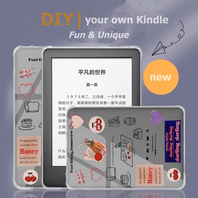 'DIY your own Kindle' Transparent Kindle Back Cover 2022 11th ...