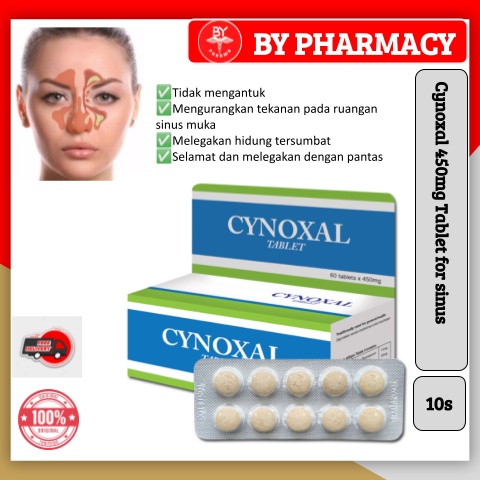Cynoxal 450mg tablets 10s/strip (Supplement for sinus, itching ...