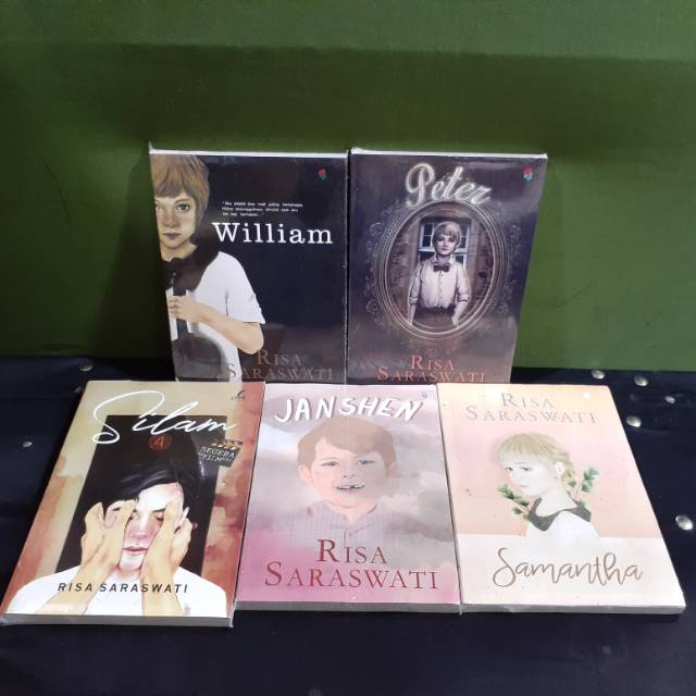 Package Of 5 Books RISA SARASWATI ILIAM PETER Sila JANSHEN SAMANTA | Shopee Singapore
