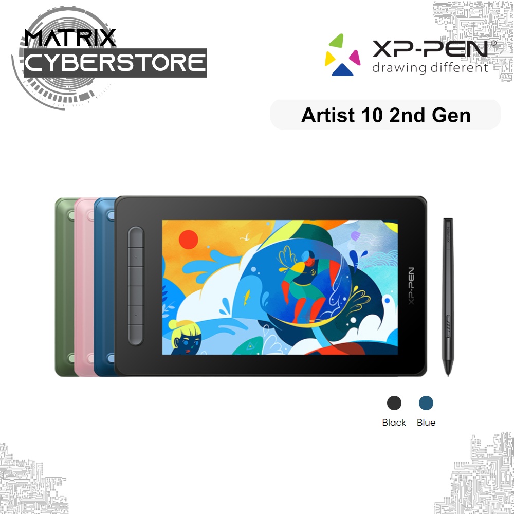 XP-PEN Artist 10 2nd Gen Digital Display Drawing Tablet - 10", Full ...