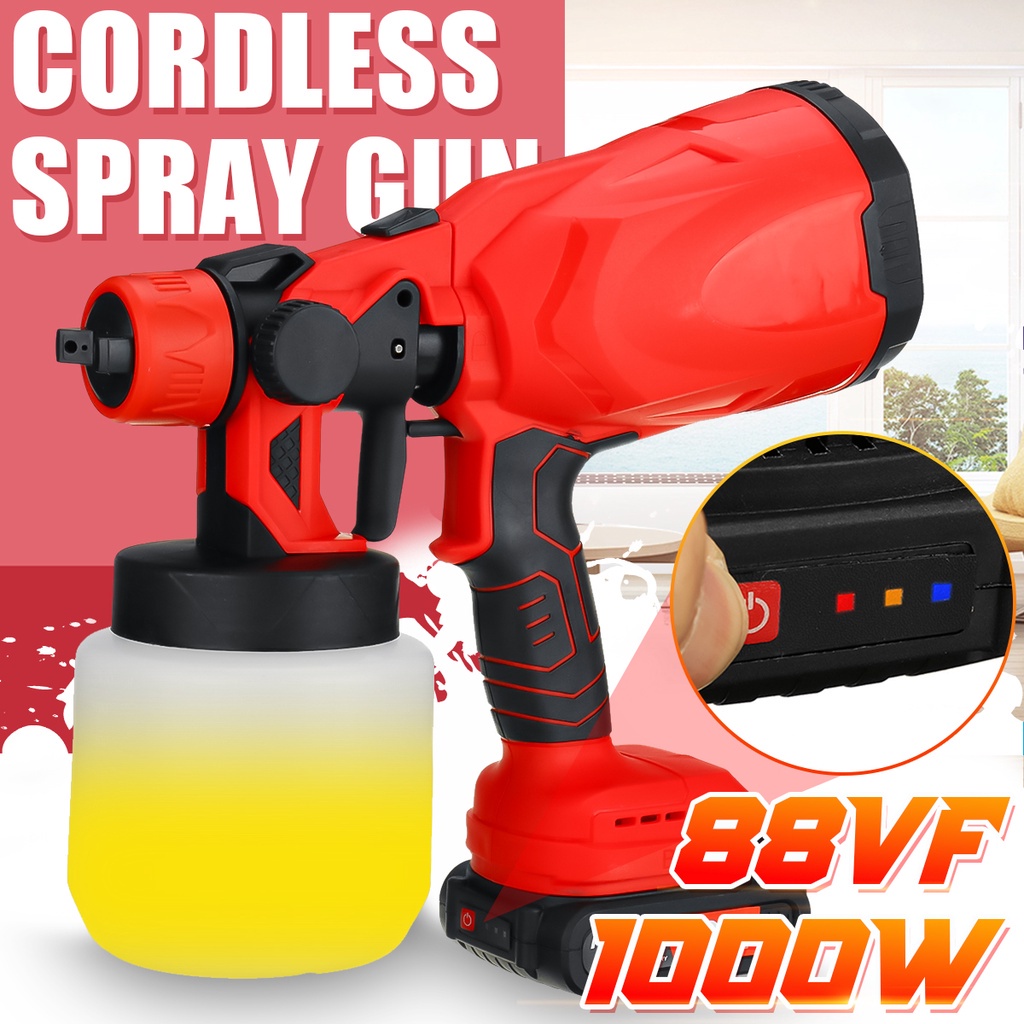 1000W Electric Spray Guns 88VF 800ML Household Convenience Spray Paint ...