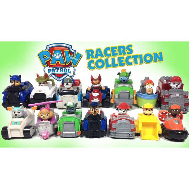Paw Patrol Rescue Racers Nickelodeon original Big size | Shopee Singapore